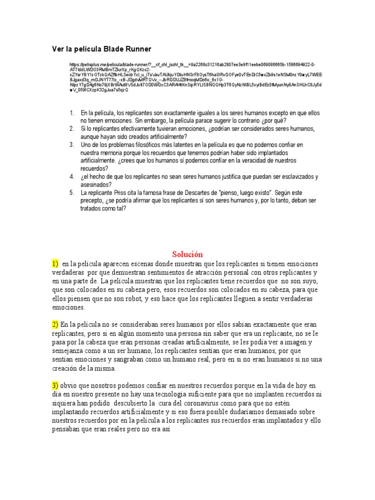 11 Blade Runner | PDF | Homo Sapiens | Science