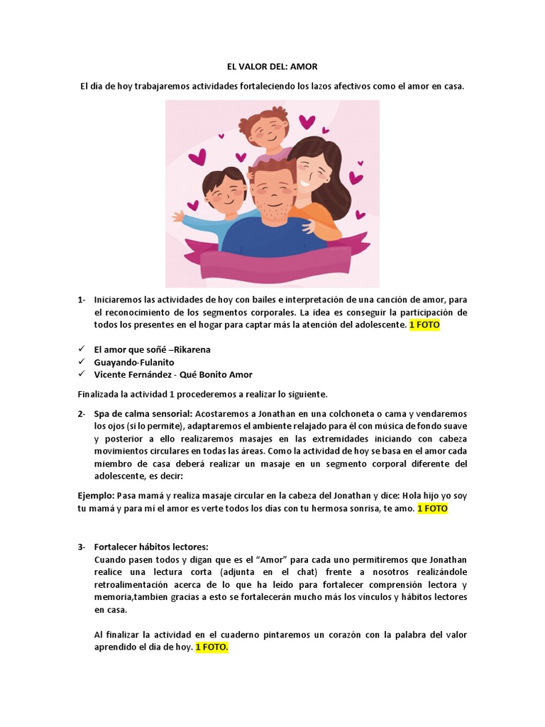 El Valor Del Amor | PDF