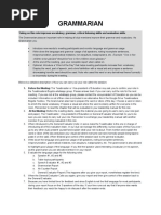 Grammarian-Wordmaster SCRIPT | PDF