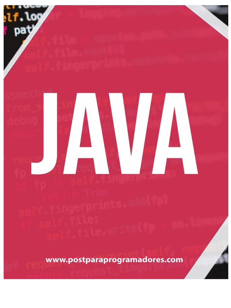 Java Pdf Pdf Java Lenguaje De Programación Objeto Informática