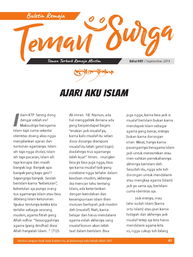 Ajari Aku Islam | PDF