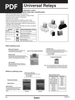 Rayex LU 5 R Datasheet | PDF | Alternating Current | Relay