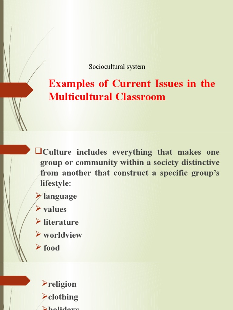 Sociocultural System | PDF