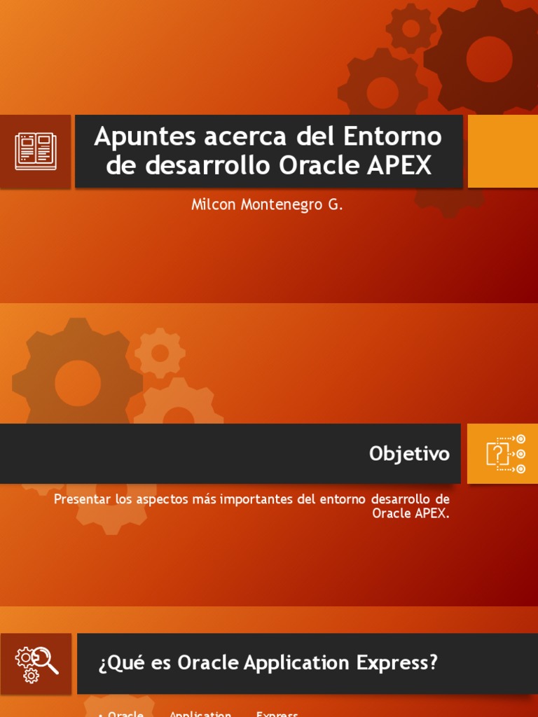 Apuntes Acerca Del Entorno de Desarrollo Oracle APEX | PDF | SQL ...