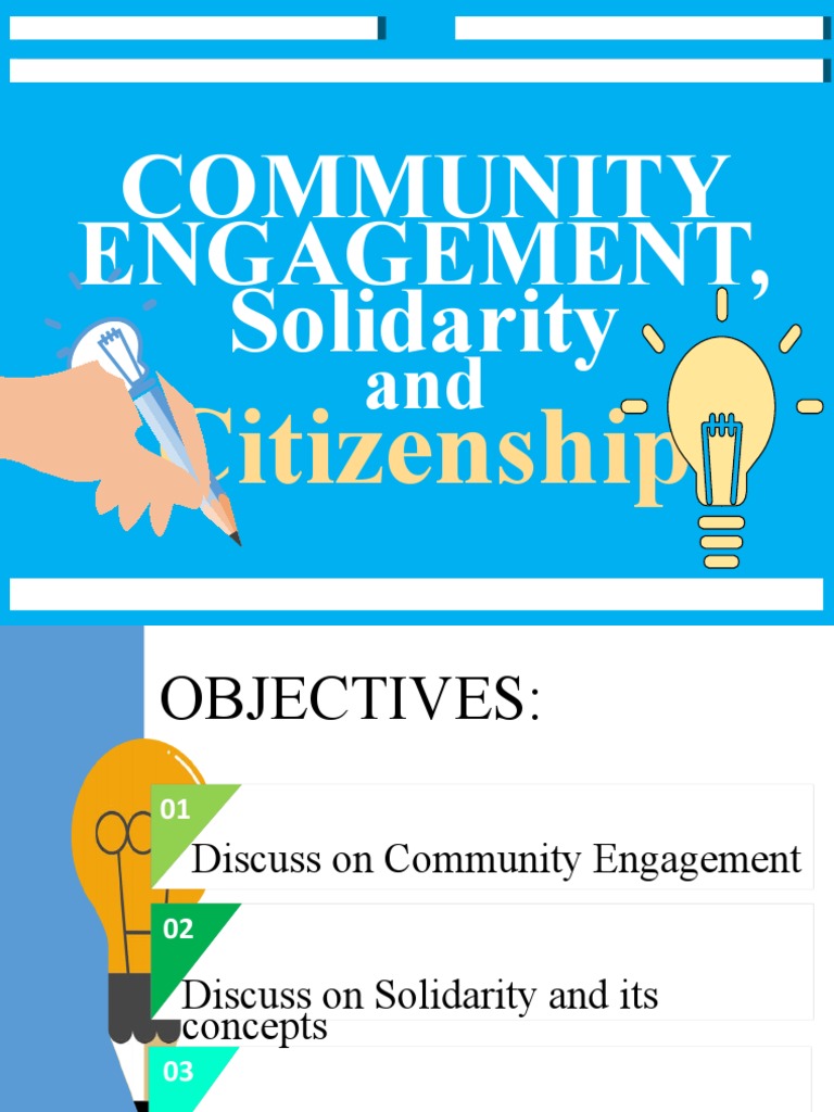 Community Enagement Citizenship & Solidarity | PDF | Naturalization ...