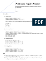 Integers Cheat Sheet | PDF