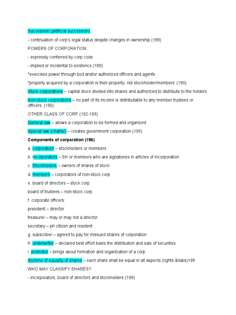 Components of Corporation | Download Free PDF | Stocks | Dividend