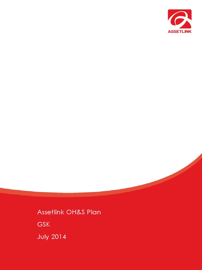 OHS Plan - GSK | PDF | Emergency | Occupational Safety And Health