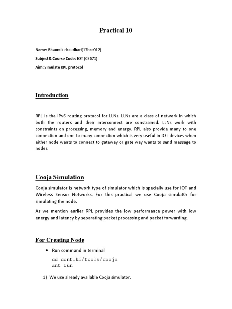 Practical 10: Name: Bhaumik Chaudhari (17bce012) Subject& Course Code ...