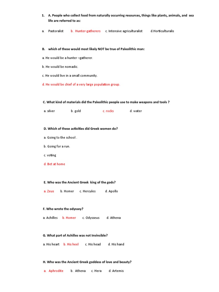 Ancient Civilizations: Key Concepts and Questions | PDF