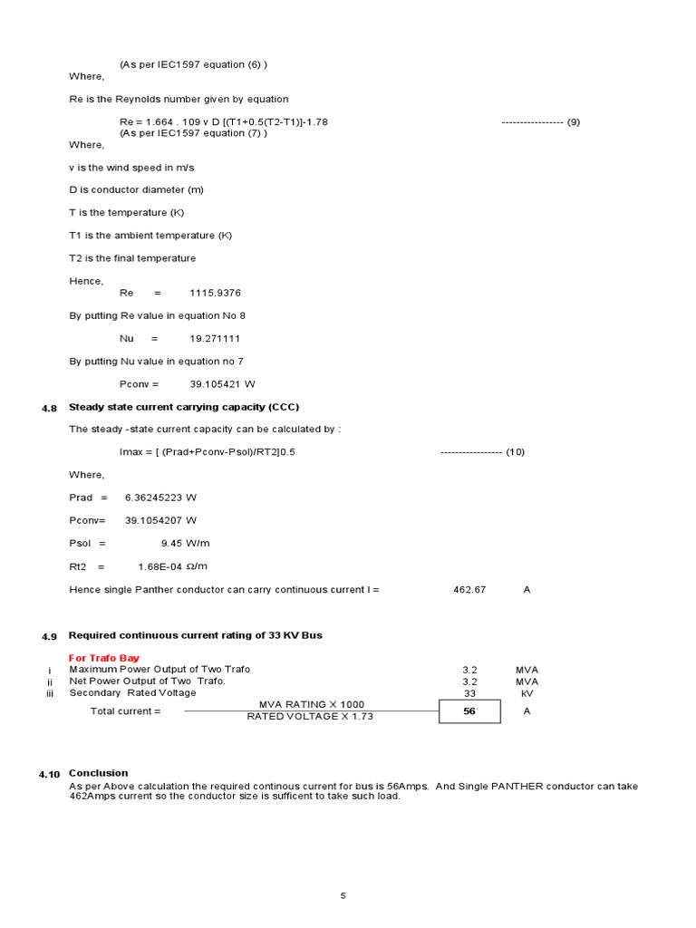 Conductor-Sizing IEC | Download Free PDF | Electrical Resistivity And ...