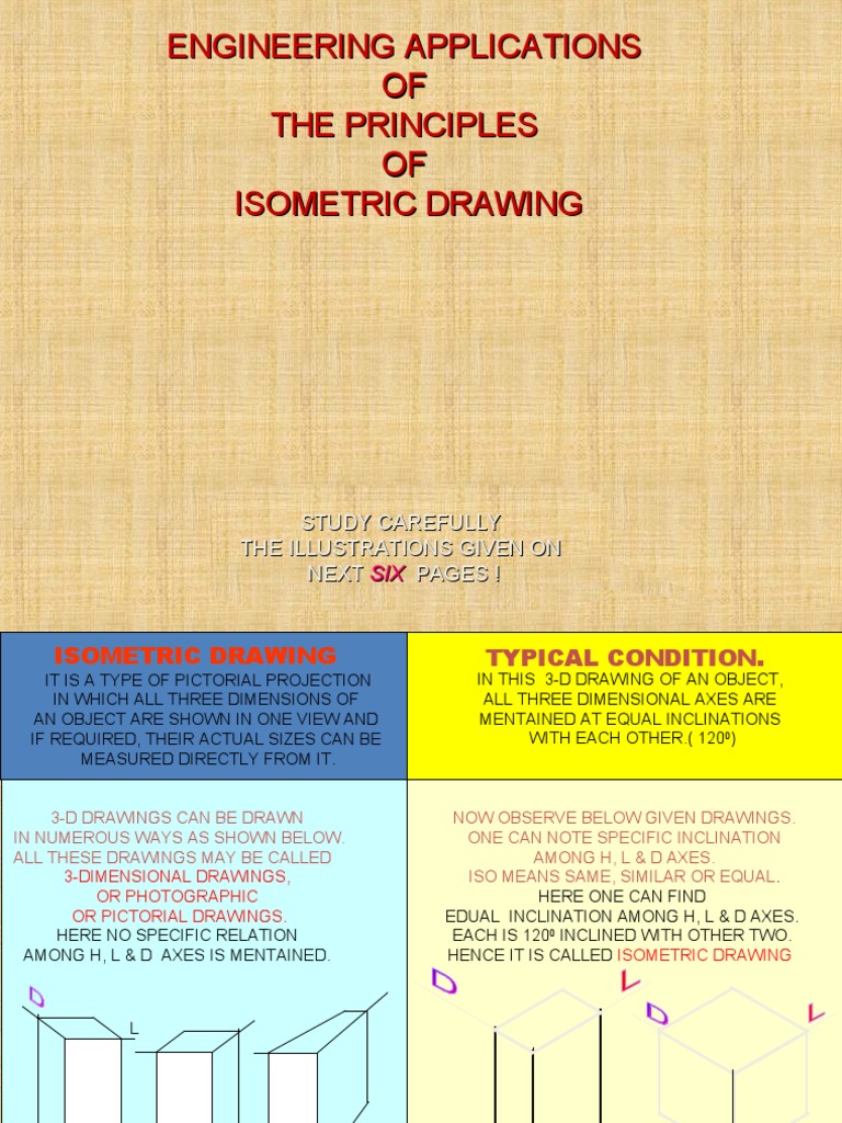 Engineering Applications OF The Principles OF Isometric Drawing | PDF ...