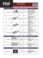 Nirali Kitchen Sinks Cata Cum Pricelist1 | PDF