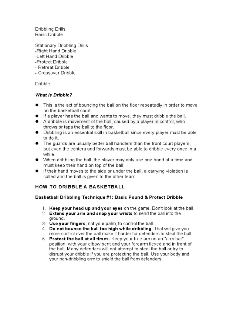 What Is Dribble?: How To Dribble A Basketball Basketball Dribbling ...