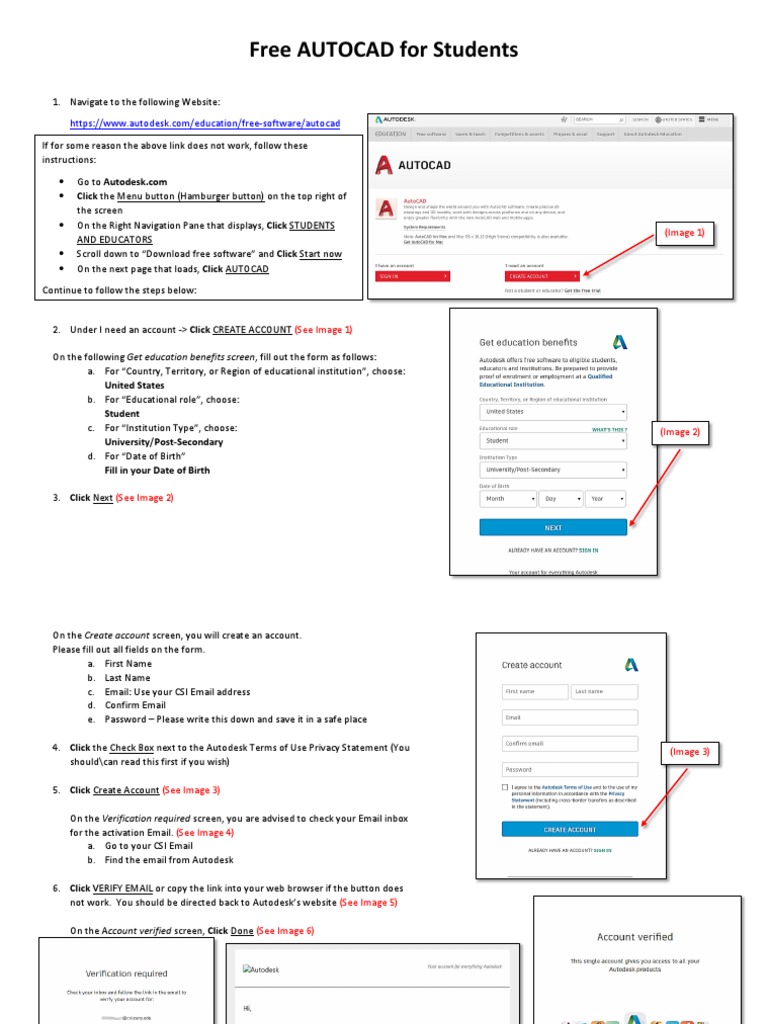 Free Autocad For Students 3-18-2020 Revised | PDF | Auto Cad | Autodesk