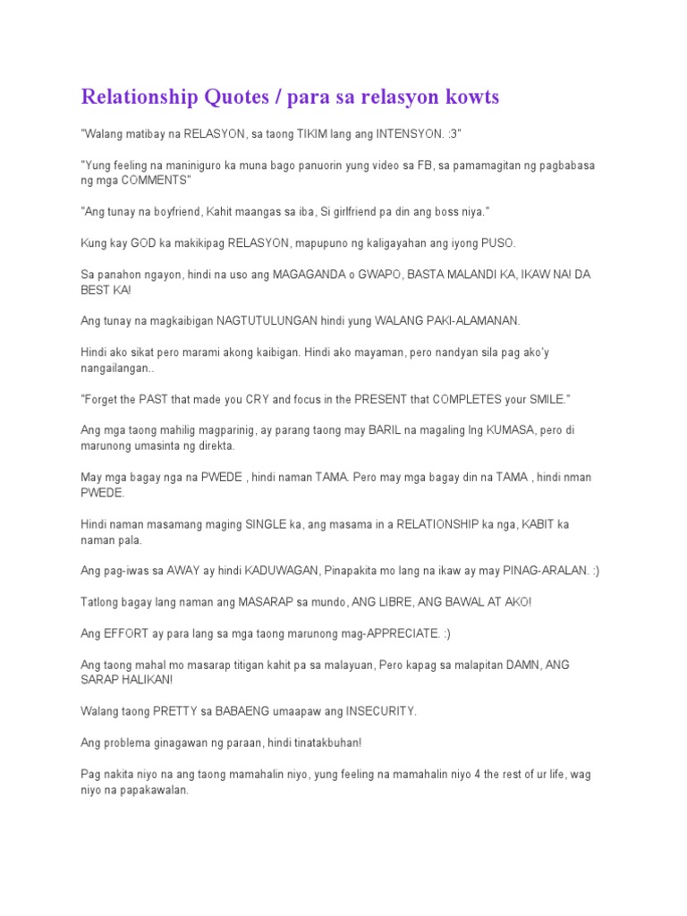 Ikaw Na Maganda Quotes