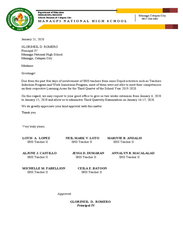 January 21, Letter To Minscat | PDF