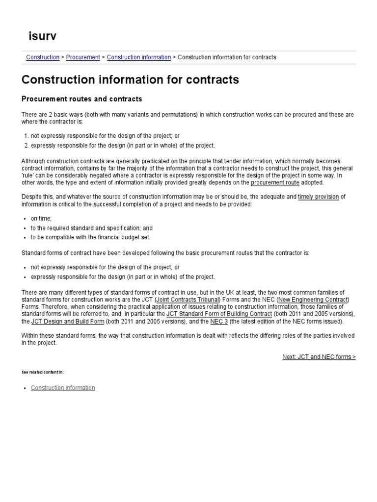 Procurement Routes in UK Construction | PDF | Procurement | Government