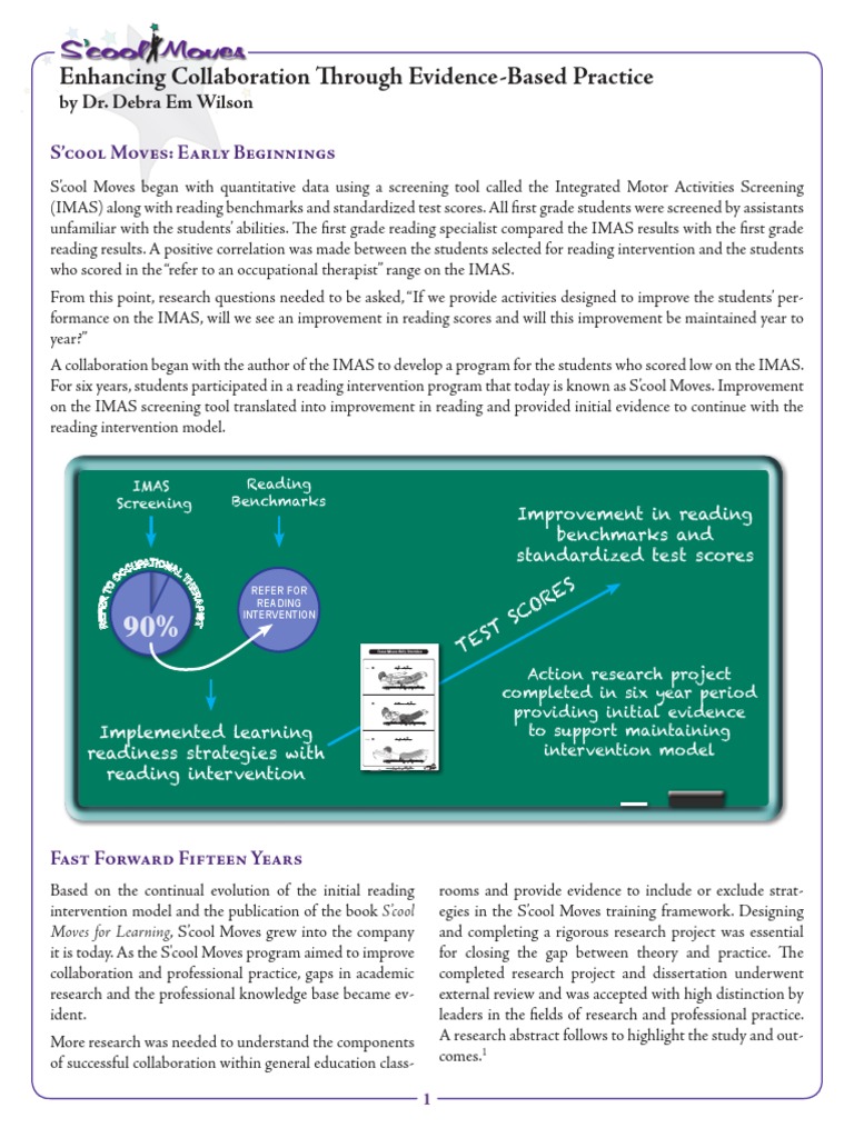 Scool Moves and Evidence Based Practice - Final PDF | PDF ...