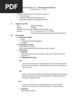 Detailed Lesson Plan in Grade 9 TLE Drafting | PDF | Drawing ...