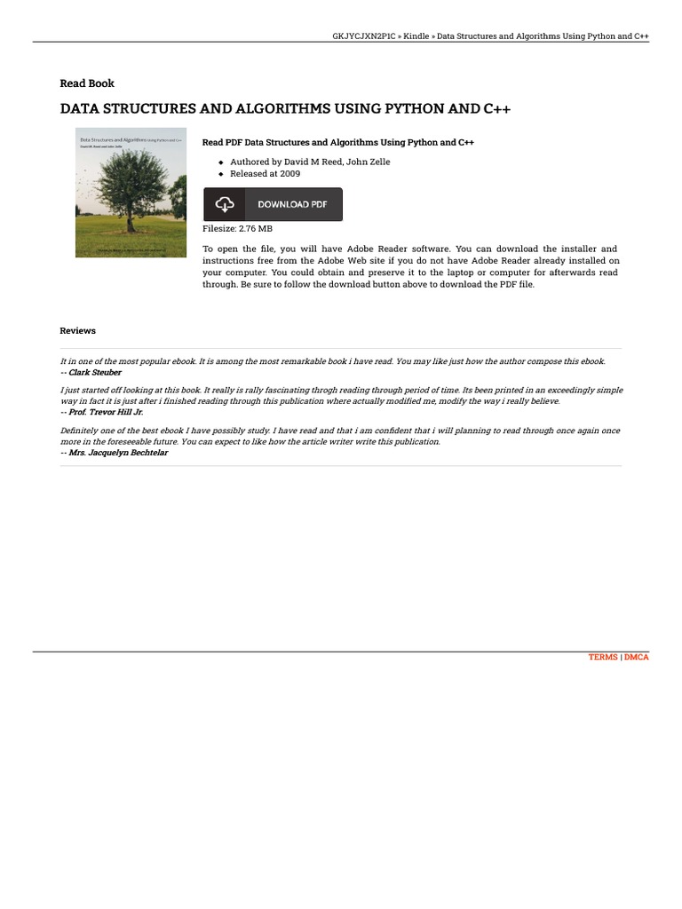 An Introduction to Data Structures and Algorithms Using Python and C++ ...