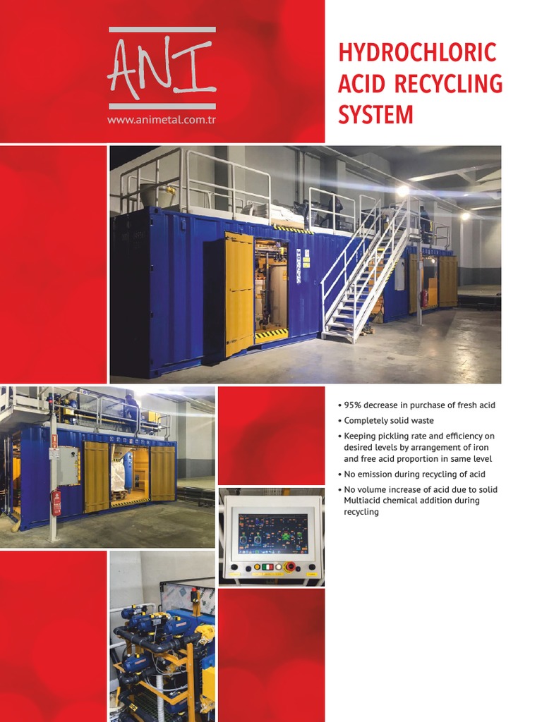 ANI Metal Hydrochloric Acid Recycling System | PDF