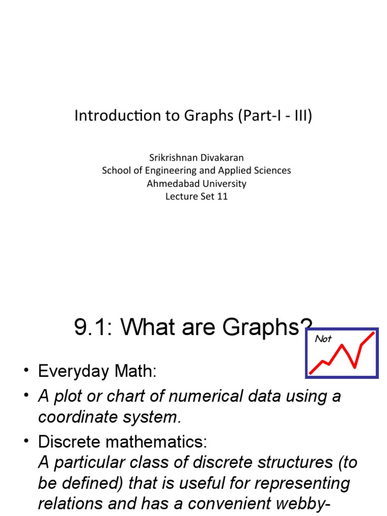 Introduction To Graphs (Part-I - III) | PDF | Vertex (Graph Theory ...