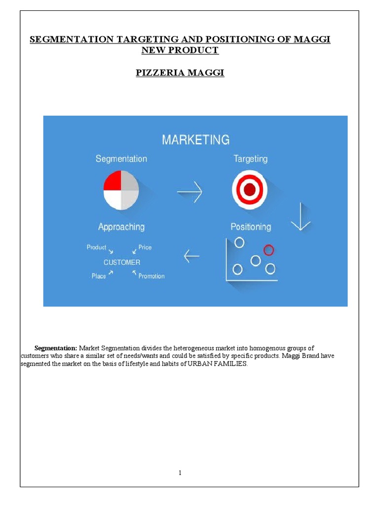 Maggi Pizzeria: Targeting & Positioning Strategy | PDF | Market ...