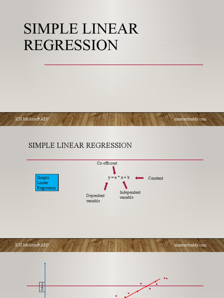 Simple Linear Regression | PDF | Computers | Technology & Engineering