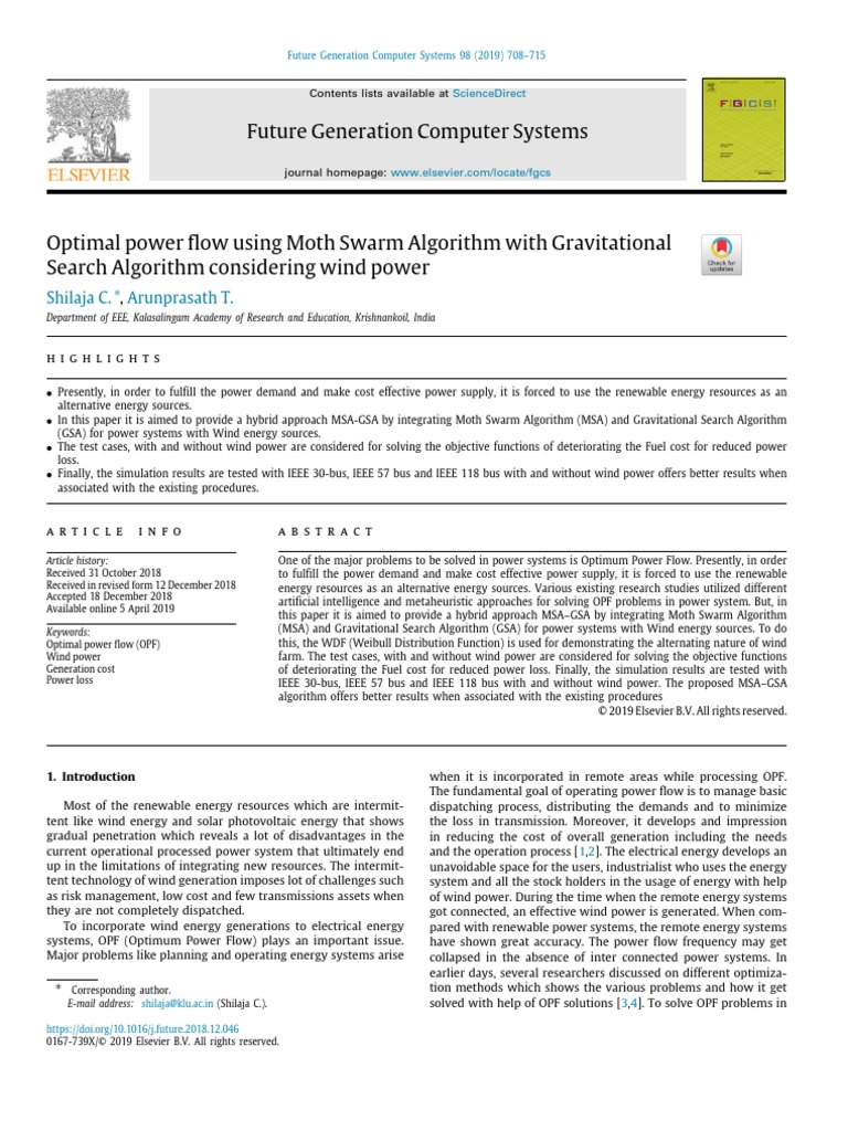 Future Generation Computer Systems: Shilaja C. Arunprasath T | PDF ...