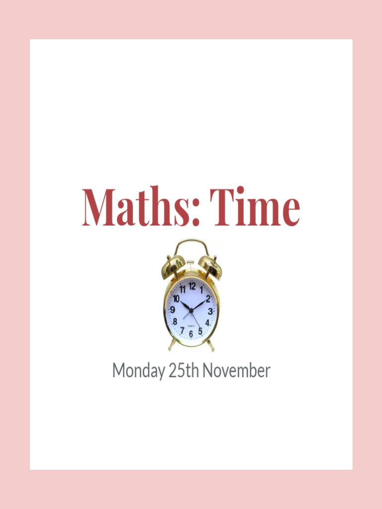 Understanding Time: Clocks & Concepts | PDF