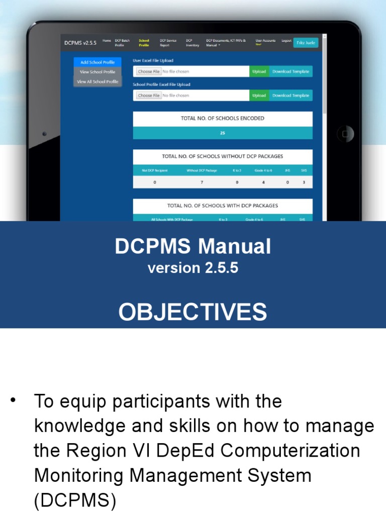 DCPMS Rollout V21 | PDF | Login | Digital Technology