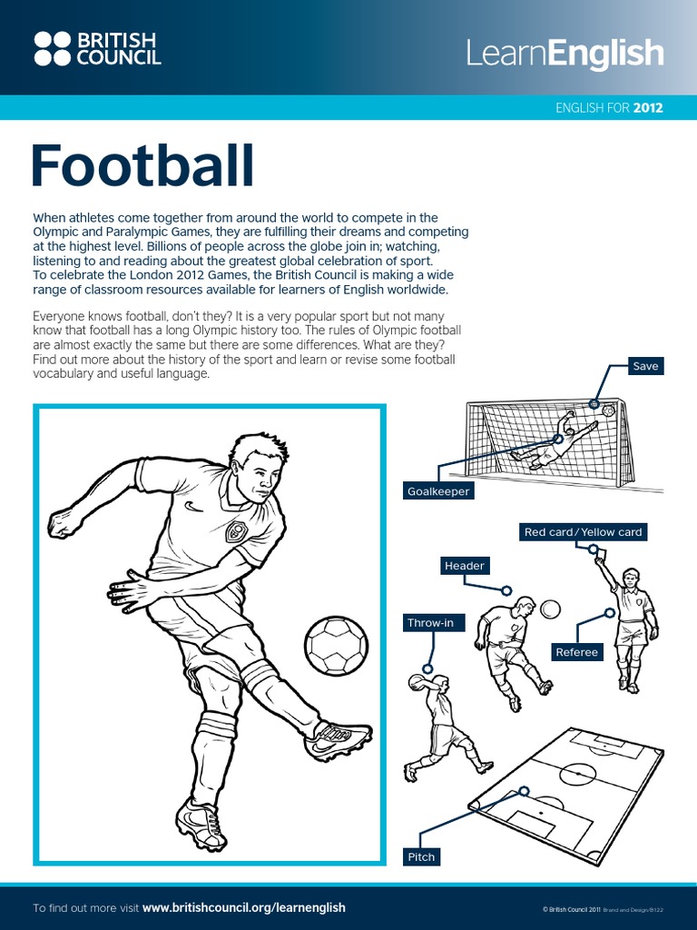 Sports Worksheets Football Activity | PDF | Association Football ...