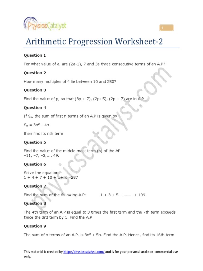 arithmetic-progression-worksheet-2-pdf