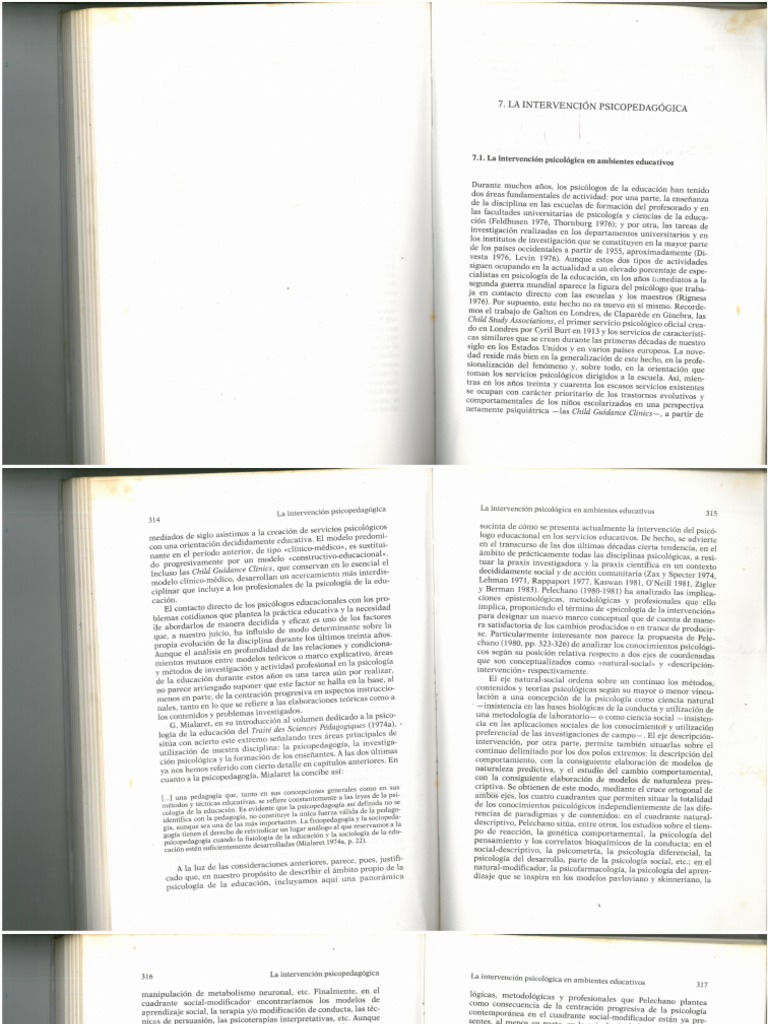 La Intervención Psicopedagógica-Cesar Coll | PDF