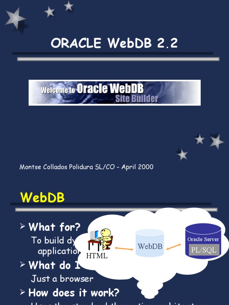 Oracle WebDB 2.2 Features Guide | PDF | Databases | World Wide Web