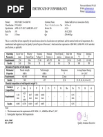 Weigh Balance Calibration Certificate | PDF | Calibration | Weighing Scale