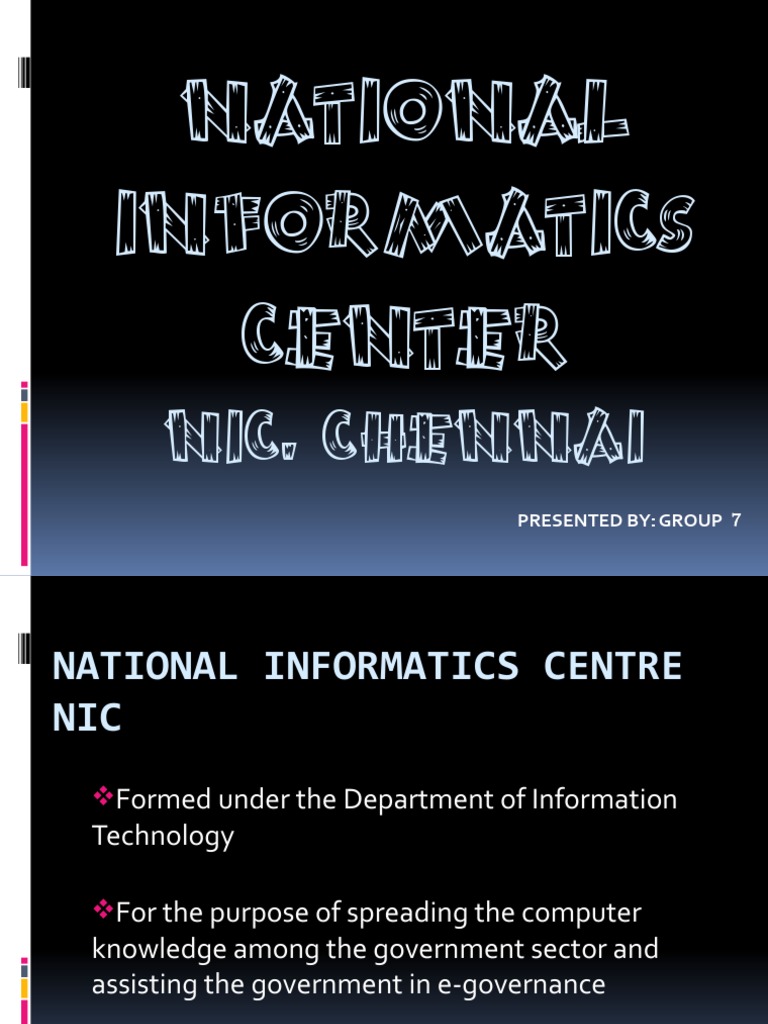National Informatics Centre Services | PDF | Technology & Engineering