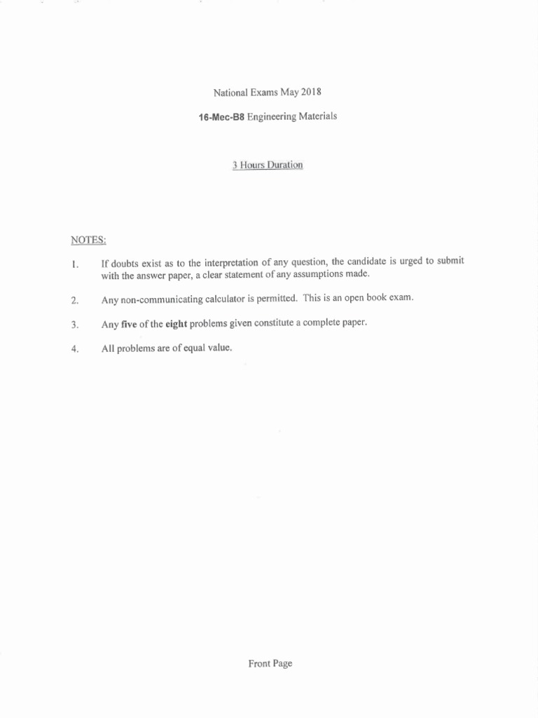 AE May 2018 16 Mech B8 PDF | PDF