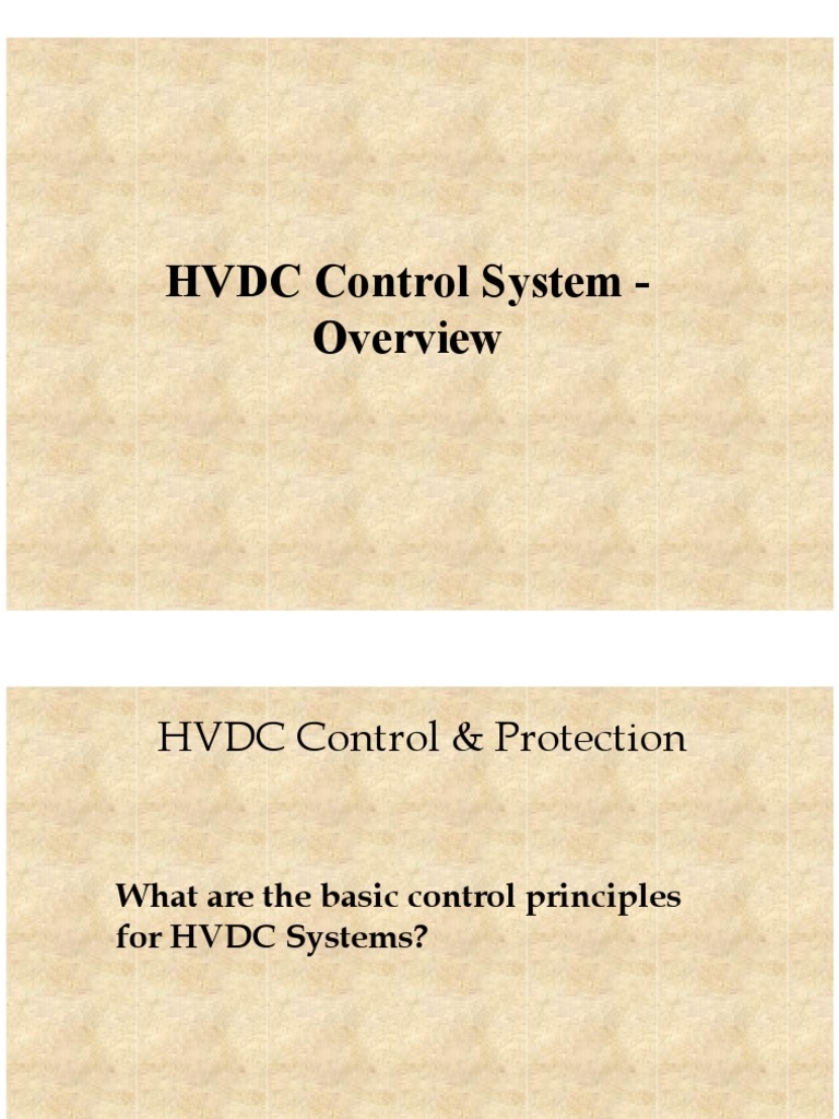 HVDC Control System | PDF | Power Inverter | High Voltage Direct Current