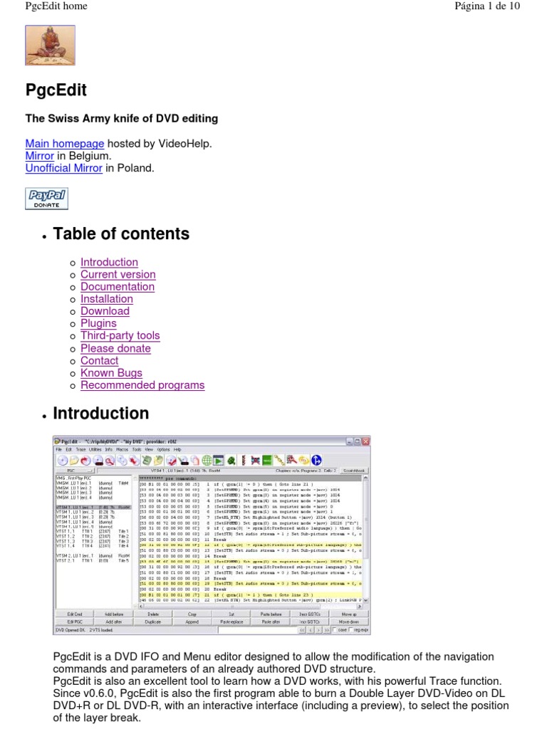 Pgcedit Mainpage | PDF | Mac Os | Computer File