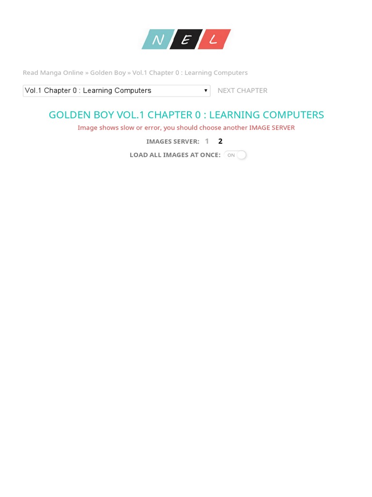 Golden Boy Vol.1 Chapter 1 - Learning Computers | PDF