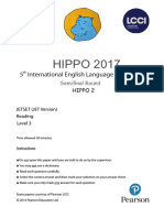 Hippo Sample Test | PDF