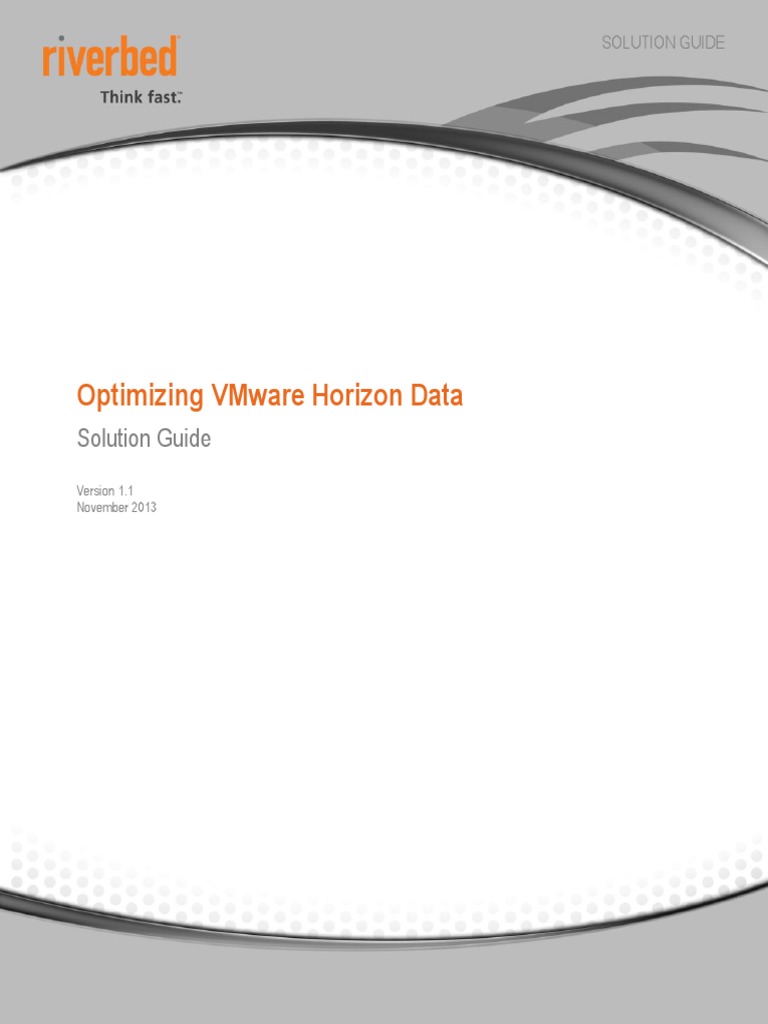 VMware Horizon Data Solution Guide | PDF | Public Key Certificate ...