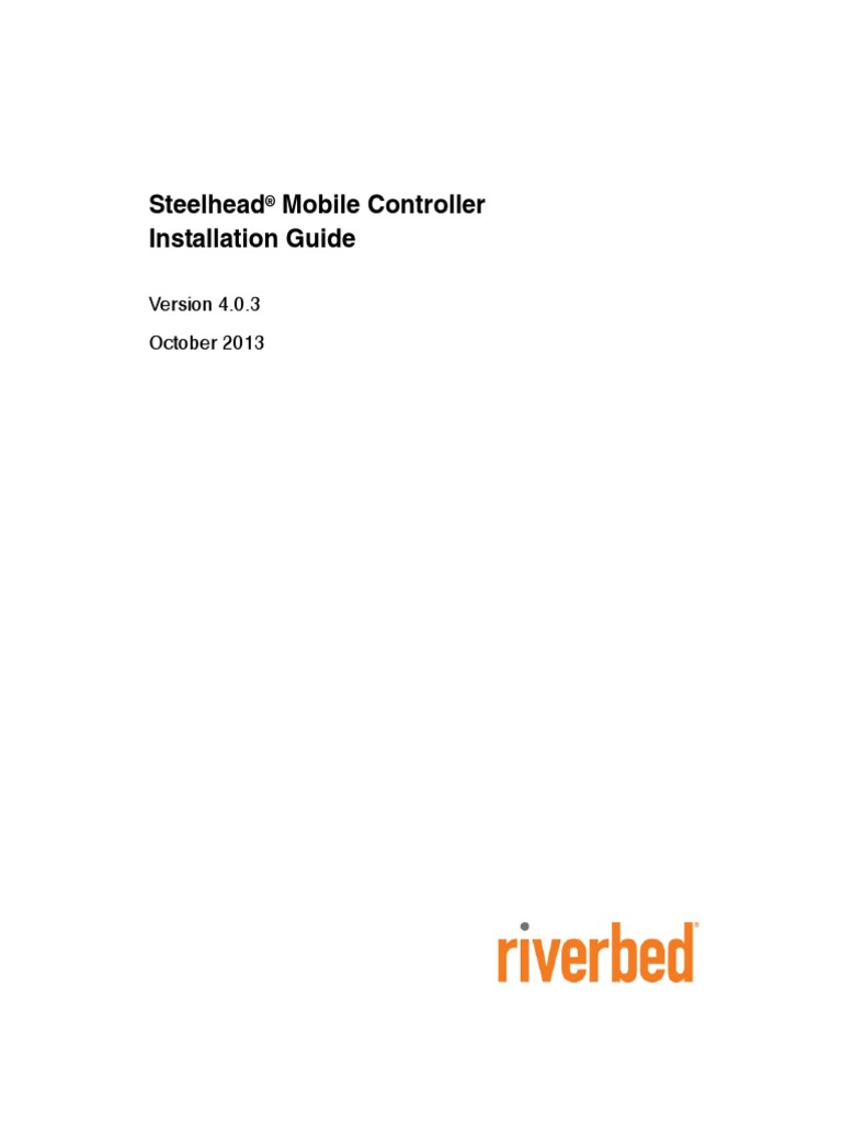 Steelhead Mobile Controller Installation Guide | PDF | Virtual Private Network | Computer Network