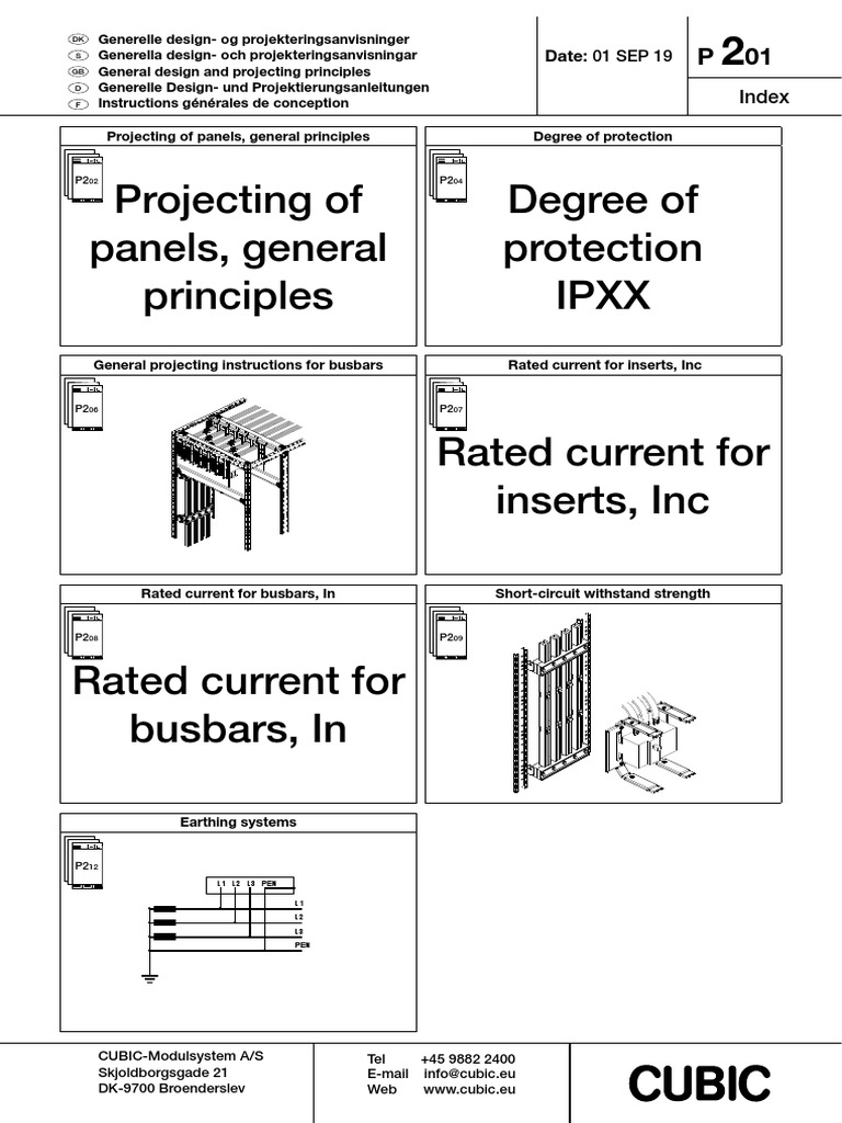 Projecting of Panels, General Principles Degree of Protection Ipxx ...