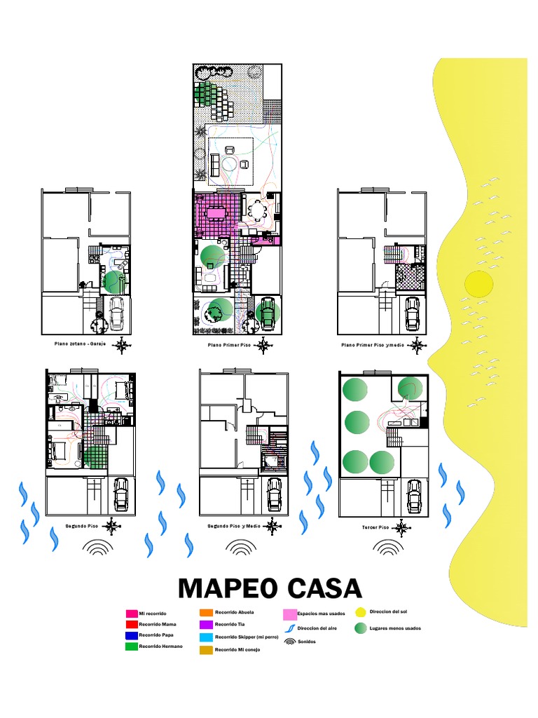 Mapeo de Espacios en Casa | PDF