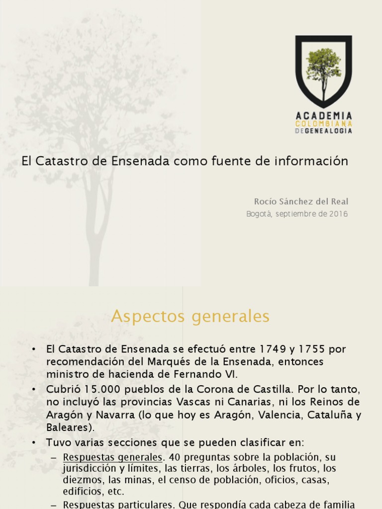 Catastro de Ensenada: Fuente Histórica | PDF | España