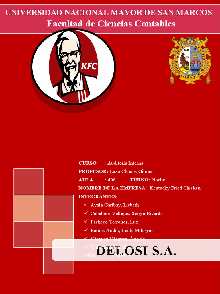 Auditoria Interna KFC | PDF | Business