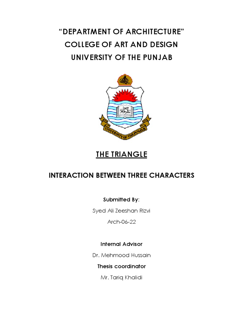 Thesis Report The Triangle at Mall Road | PDF